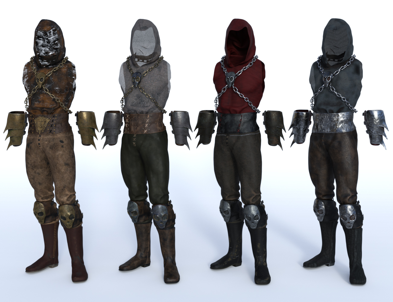 Death Shadow Outfit Textures | Daz 3D
