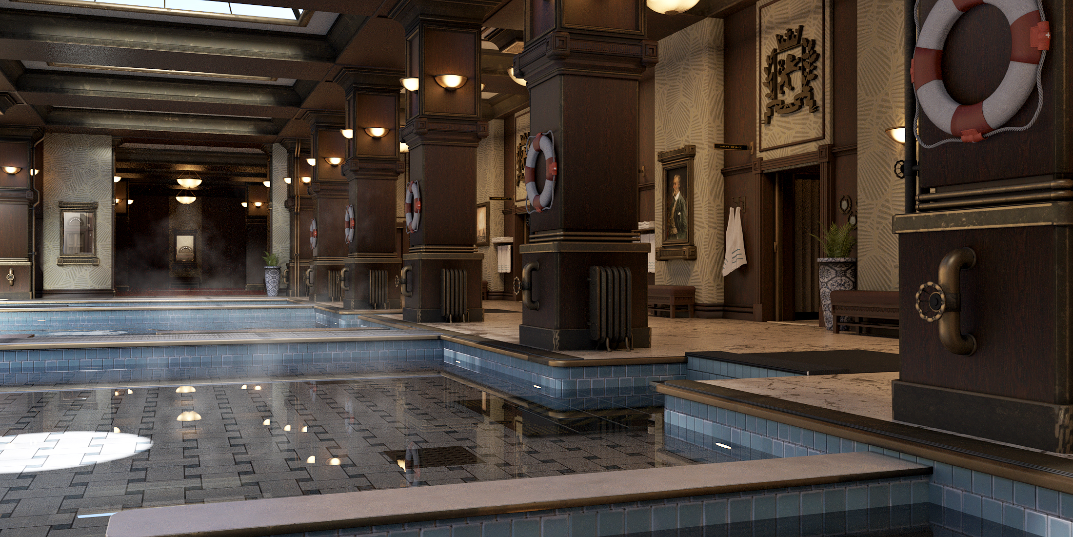 Metropolitan Club Swimming Pool | Daz 3D