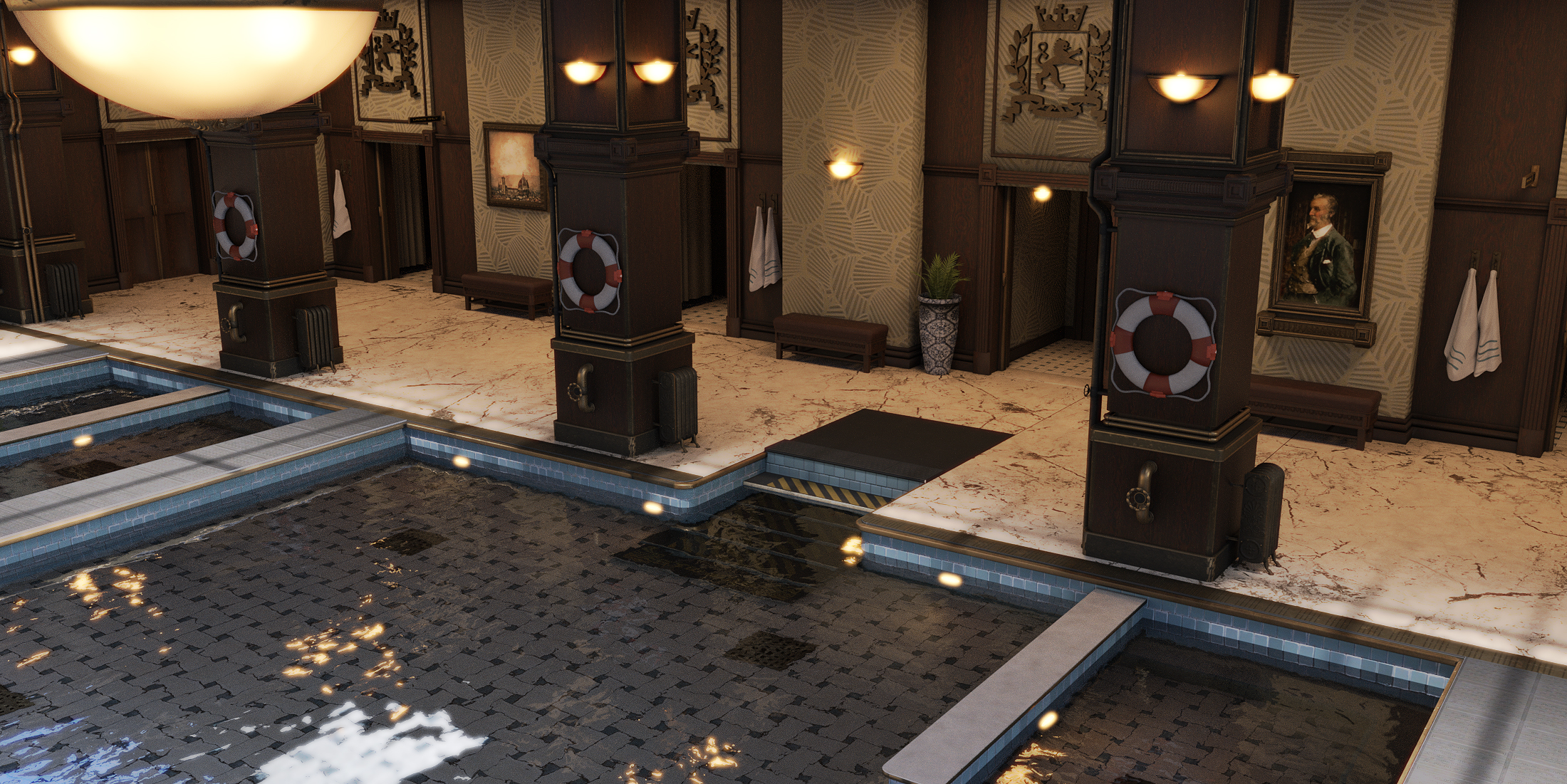 Metropolitan Club Swimming Pool | Daz 3D