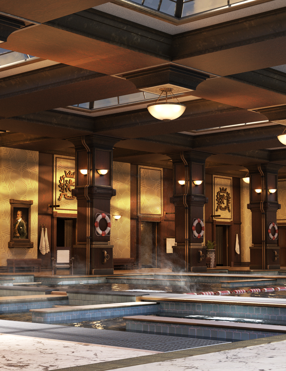 Metropolitan Club Swimming Pool | Daz 3D