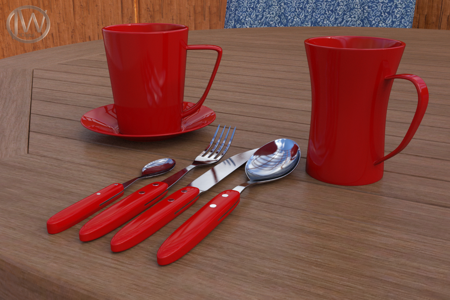 JW Dinnerware Set | Daz 3D