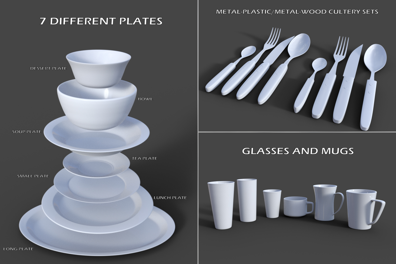 JW Dinnerware Set | Daz 3D