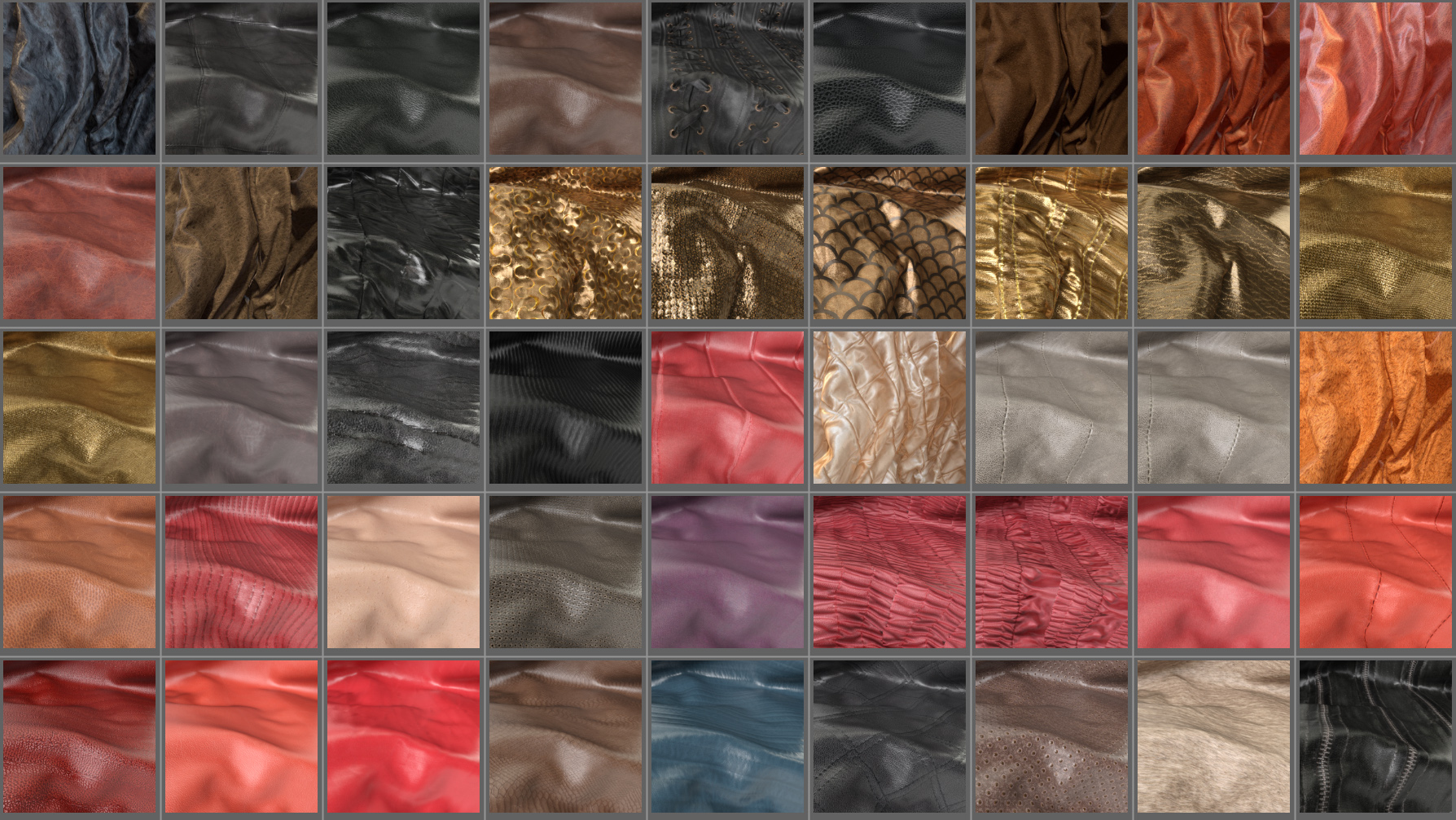 45 Organic and Cloth Shaders for Iray | Daz 3D