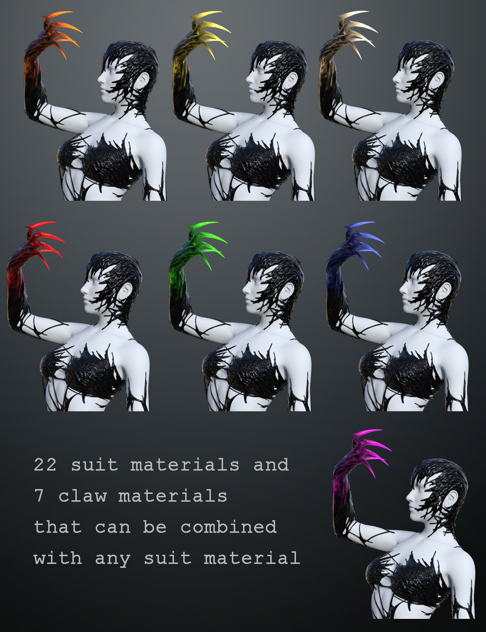 Liquid Armor for Genesis 8 Female(s) | Daz 3D