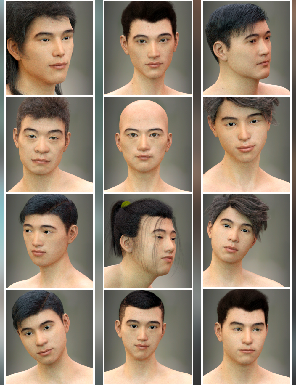 East Asian Men for Genesis 8 Male | Daz 3D
