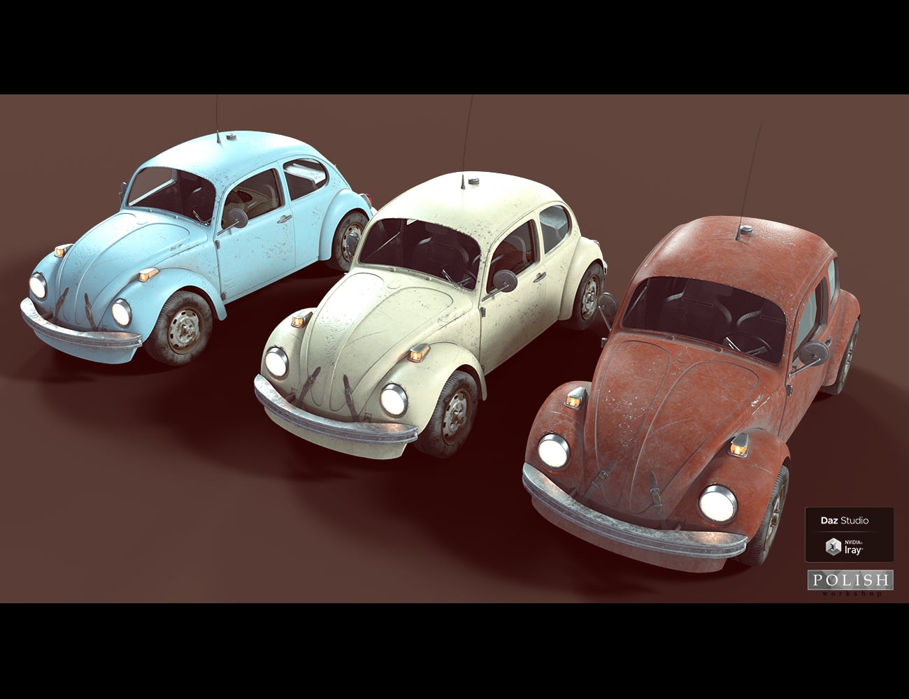 Retro Vehicle Bundle | Daz 3D