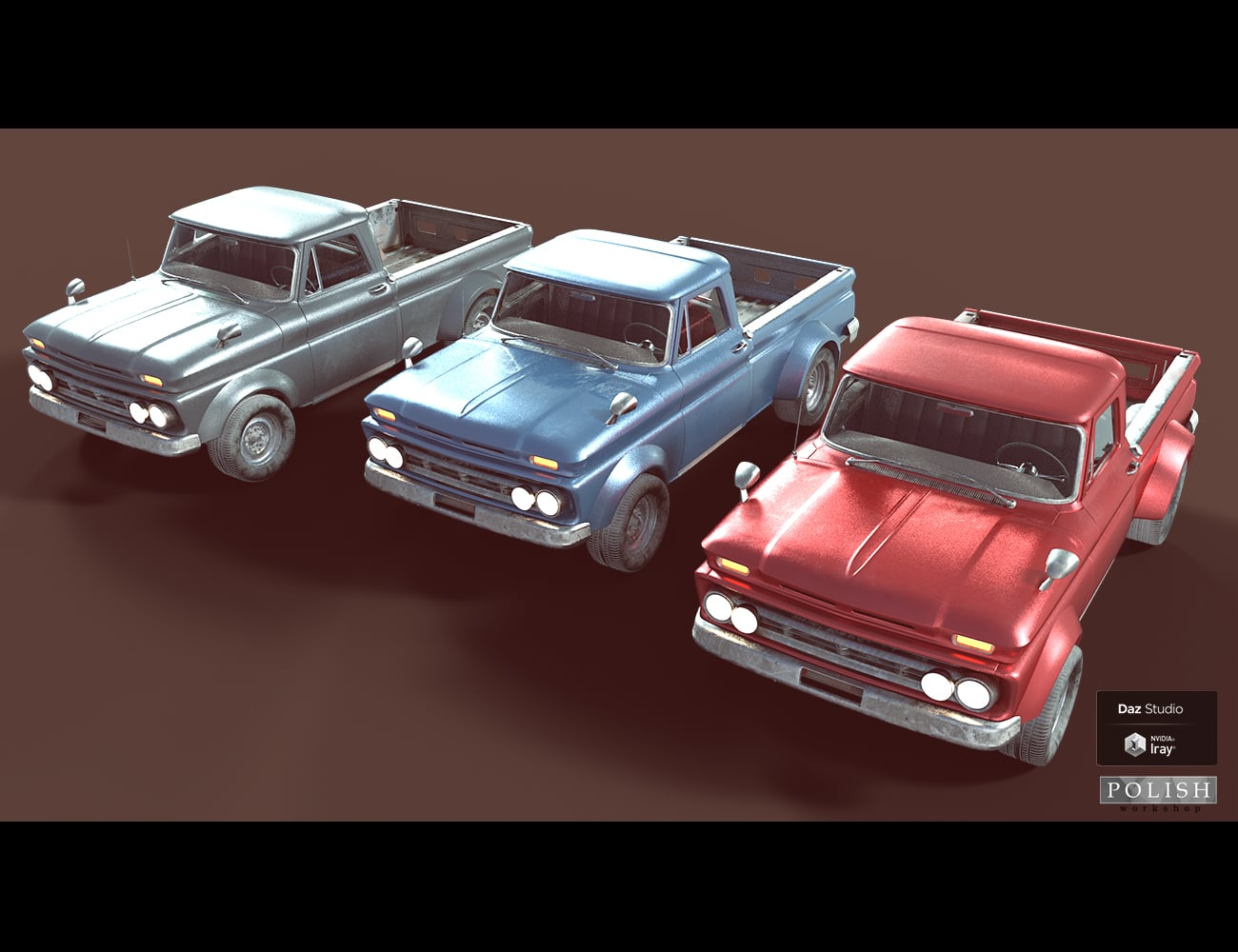 Retro Vehicle Bundle | Daz 3D