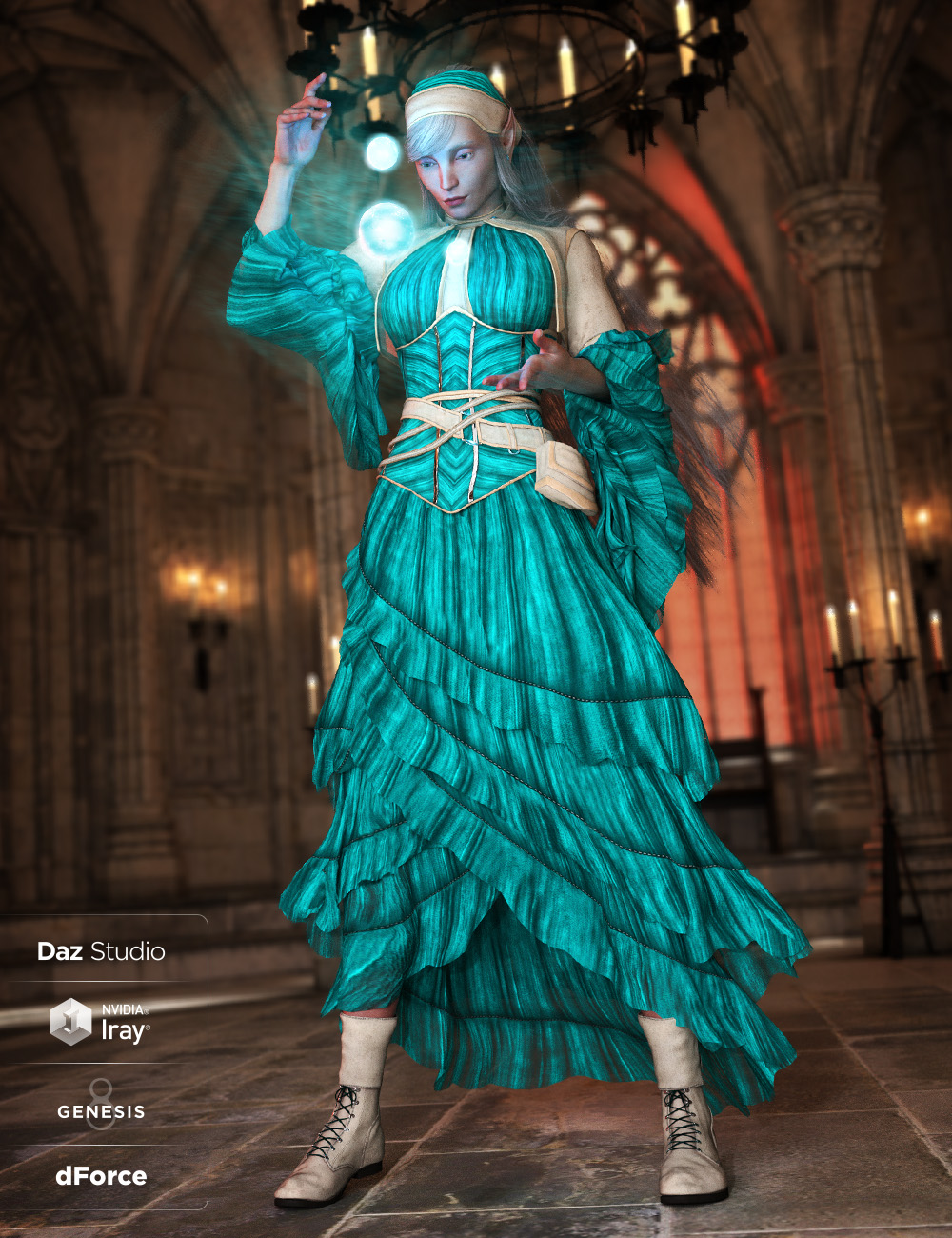 dForce Wild Winds Outfit for Genesis 8 Female(s) | Daz 3D