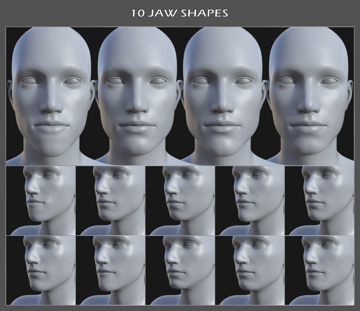 Face Shapes for Genesis 8 Male | Daz 3D