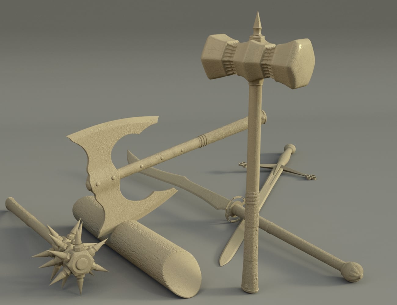 Arty's Brute 8 Weapons | Daz 3D
