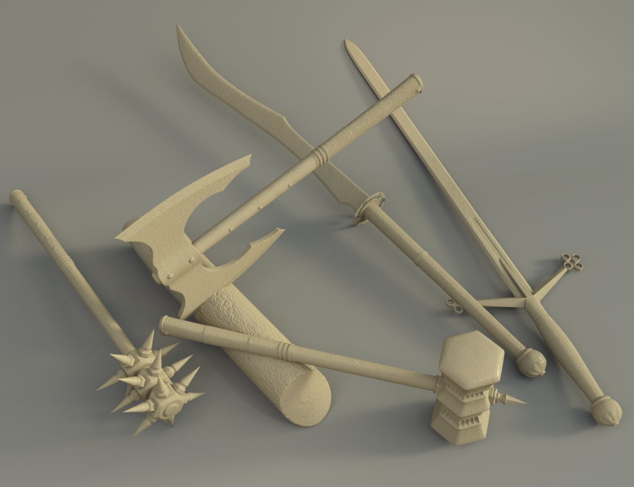 Arty's Brute 8 Weapons | Daz 3D