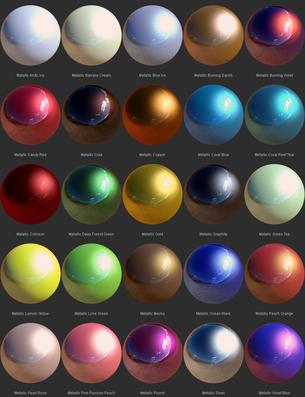 MMX Car Paint Shaders for Iray | Daz 3D