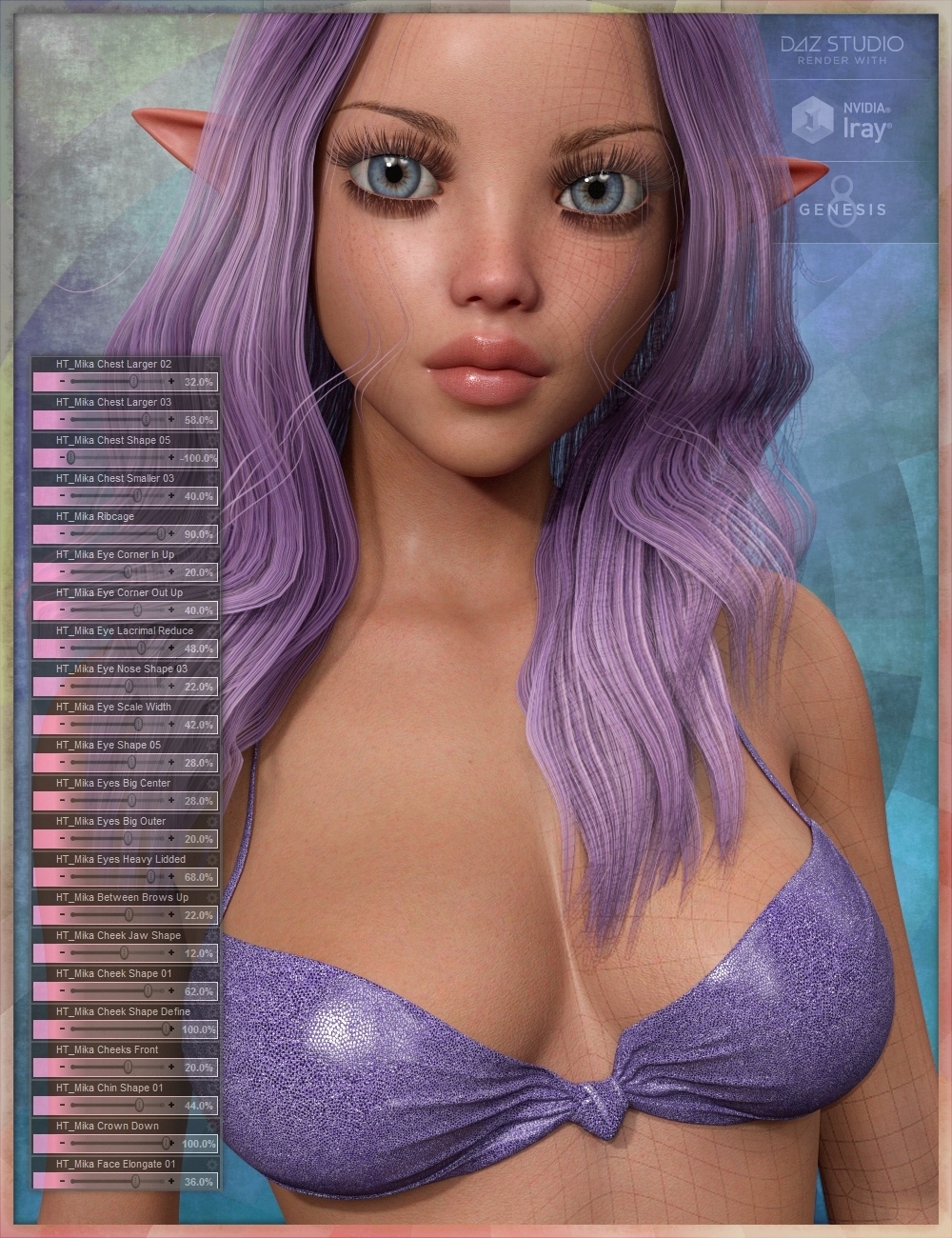 Mika 8 Enhanced Morphs Resource Kit for Genesis 8 Female | Daz 3D
