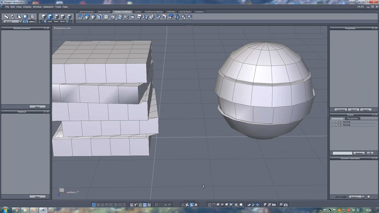 Submerged inside Hexagon and Daz Studio - Part 1: Modeling the Rocks ...