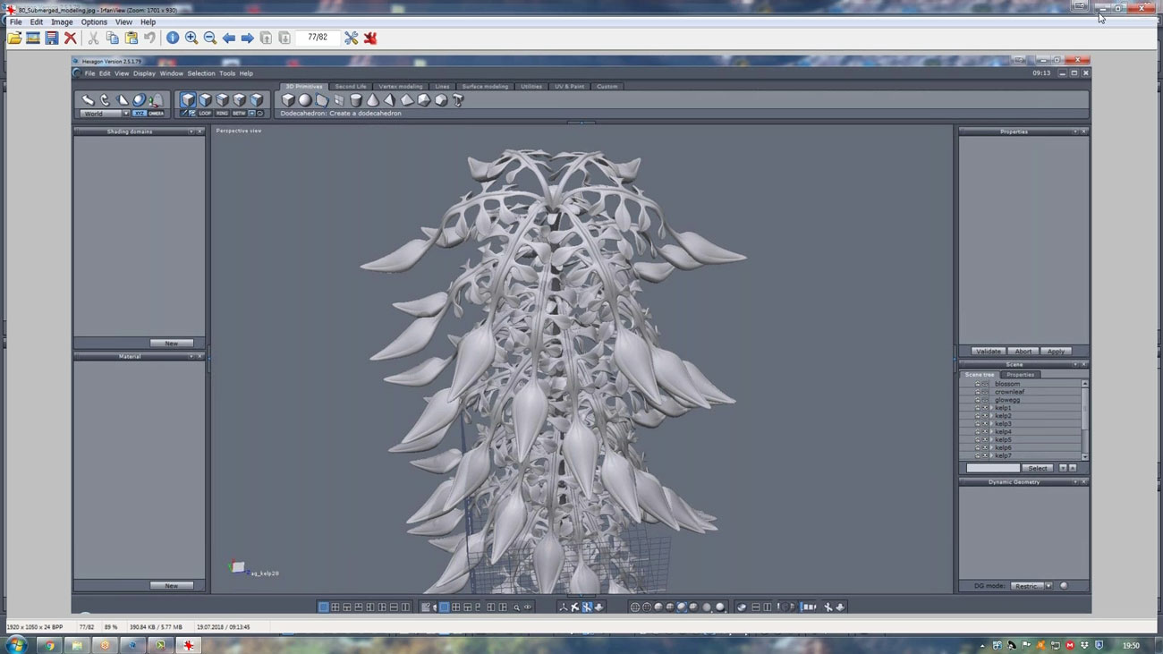 Submerged inside Hexagon and Daz Studio - Part 1: Modeling the Rocks ...