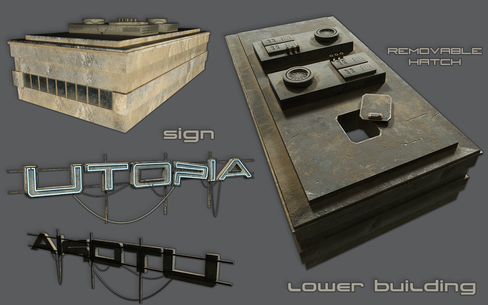 Dystopian Desert Destruction Kit | Daz 3D