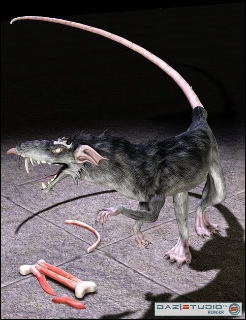 Monster Rat | Daz 3D