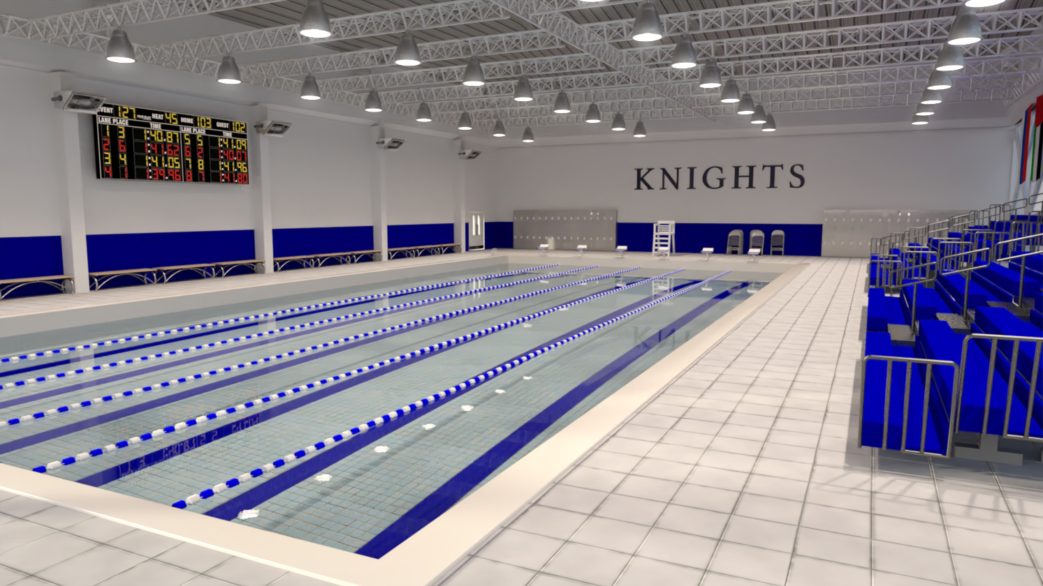 High School Pool | Daz 3D