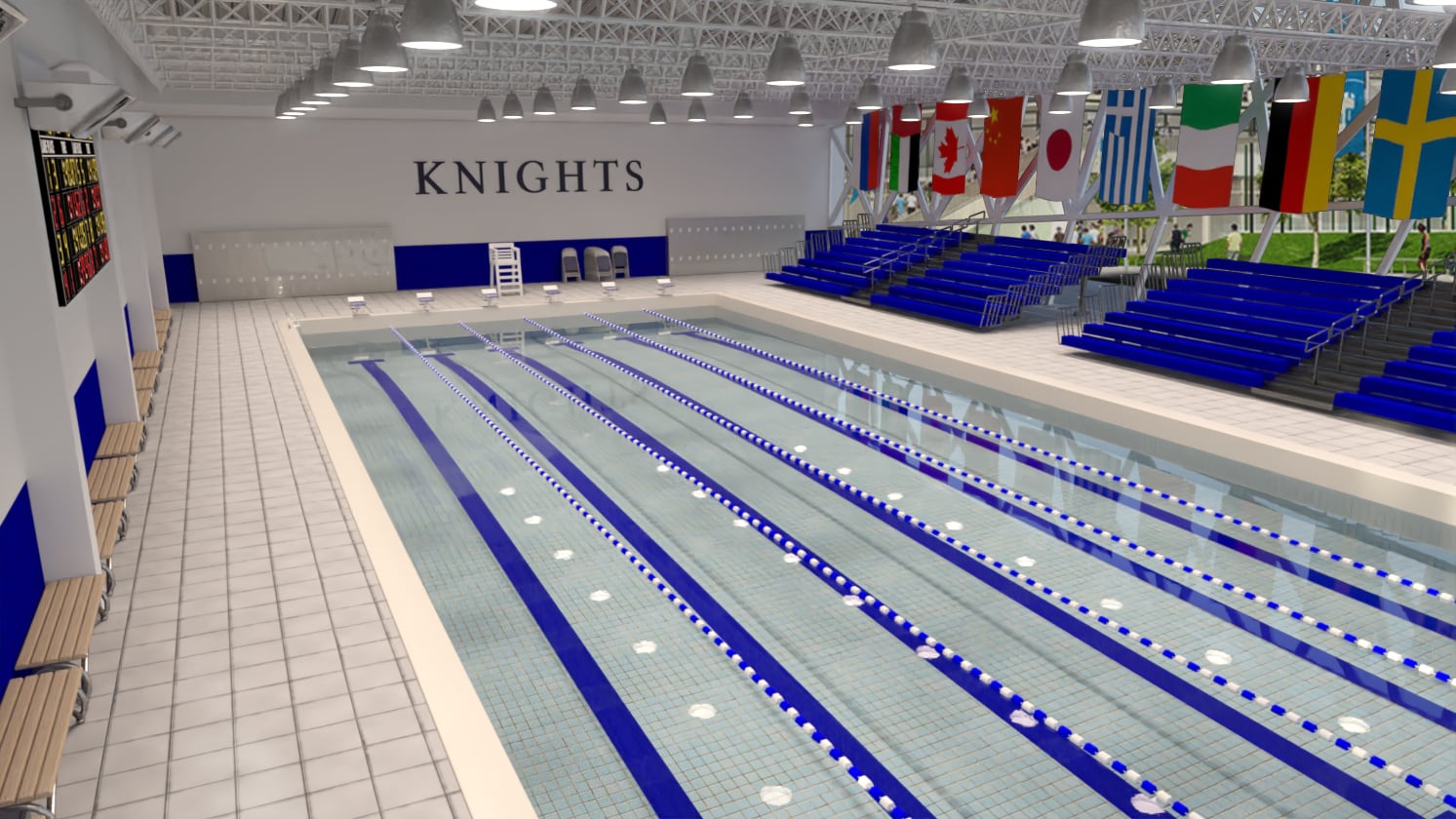 High School Pool | Daz 3D