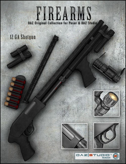 The Firearm Pack | Daz 3D