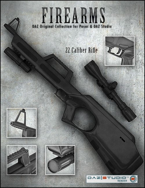 The Firearm Pack | Daz 3D