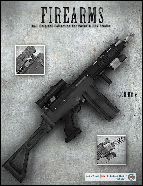The Firearm Pack | Daz 3D