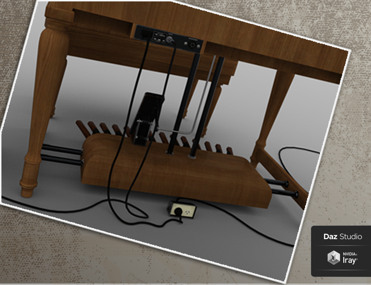 Wurlie Electric Organ | Daz 3D