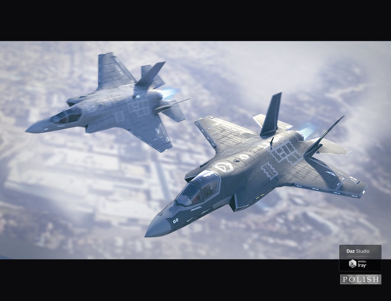 Ghost X Fighter Jet | Daz 3D