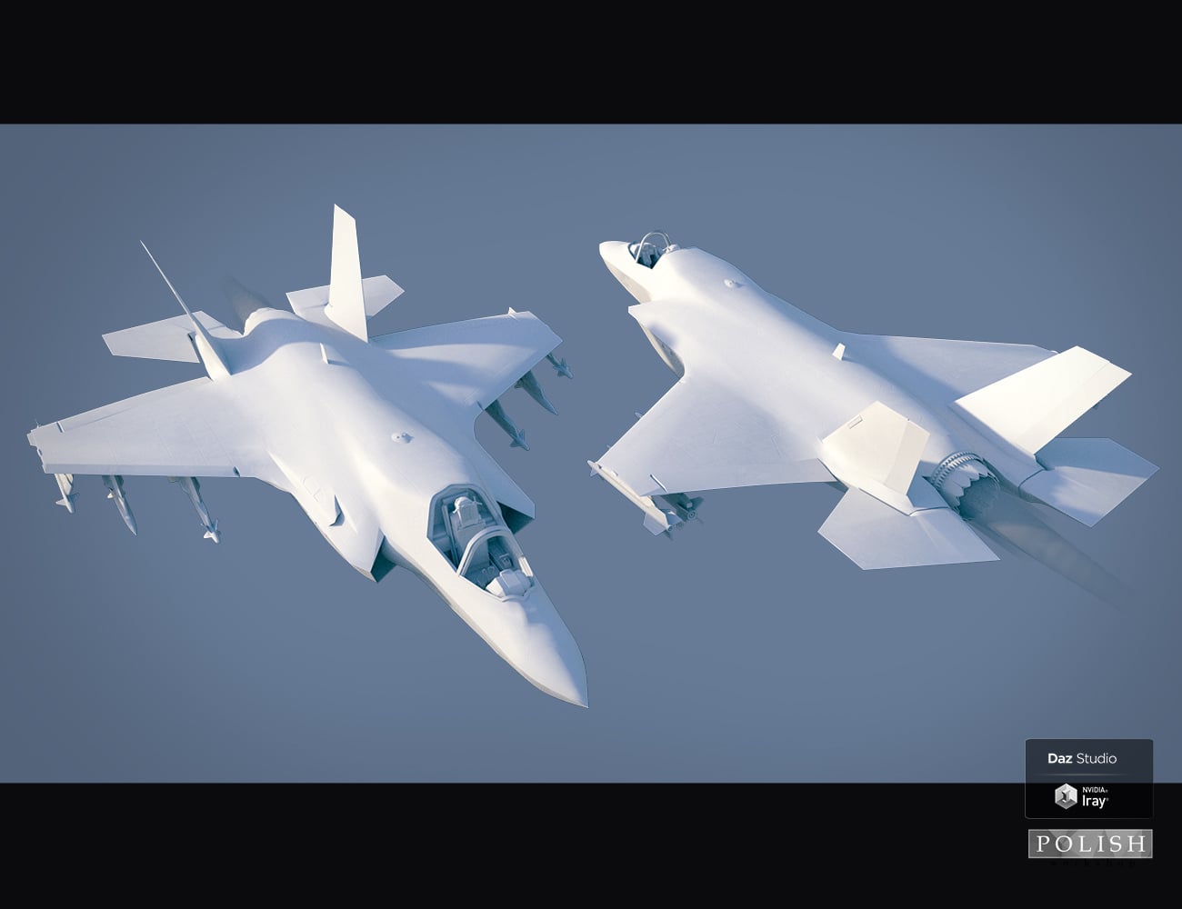 Ghost X Fighter Jet | Daz 3D