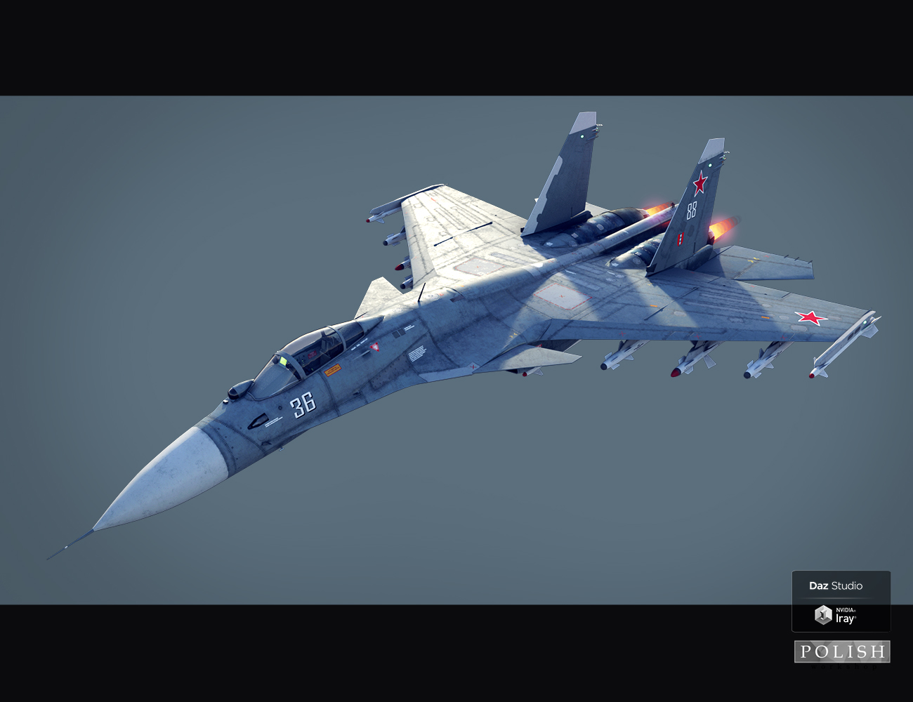 KA-37 Fighter Jet | Daz 3D