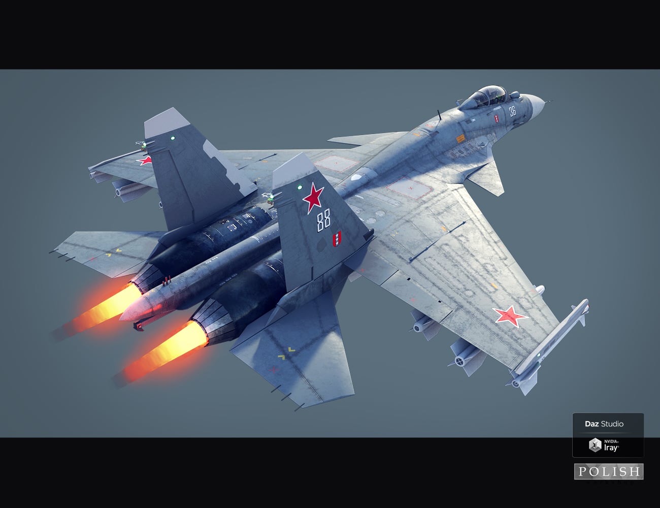 KA-37 Fighter Jet | Daz 3D