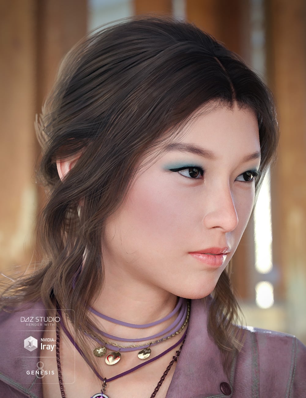Capri Hair for Genesis 8 Female(s) | Daz 3D