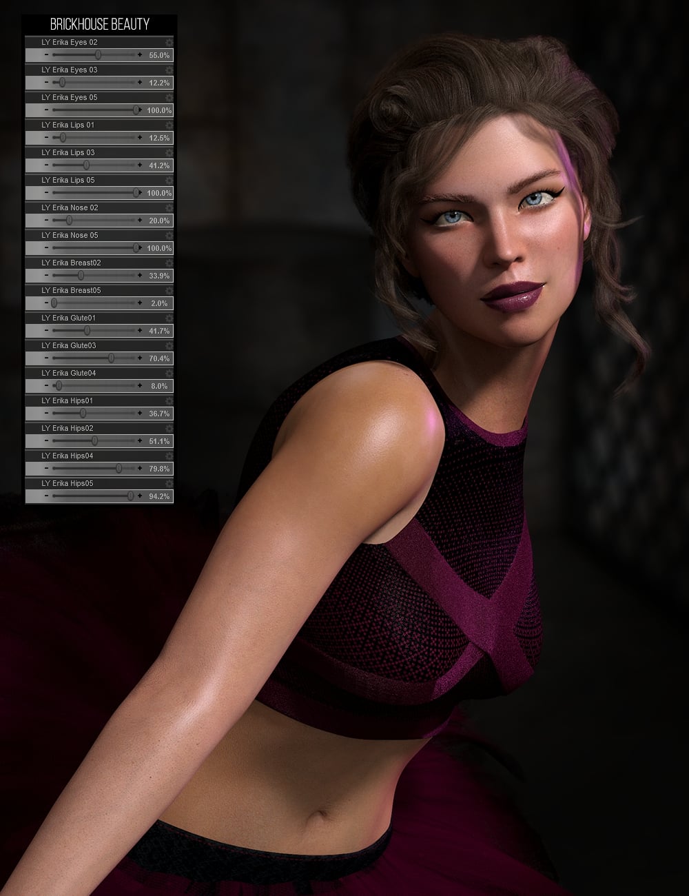 Erika HD & Brickhouse Beauty Morphs for Genesis 8 Female | Daz 3D