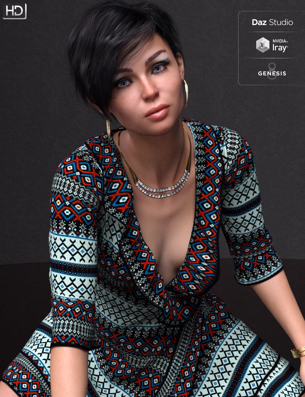 Byni for Eva 8 HD | Daz 3D