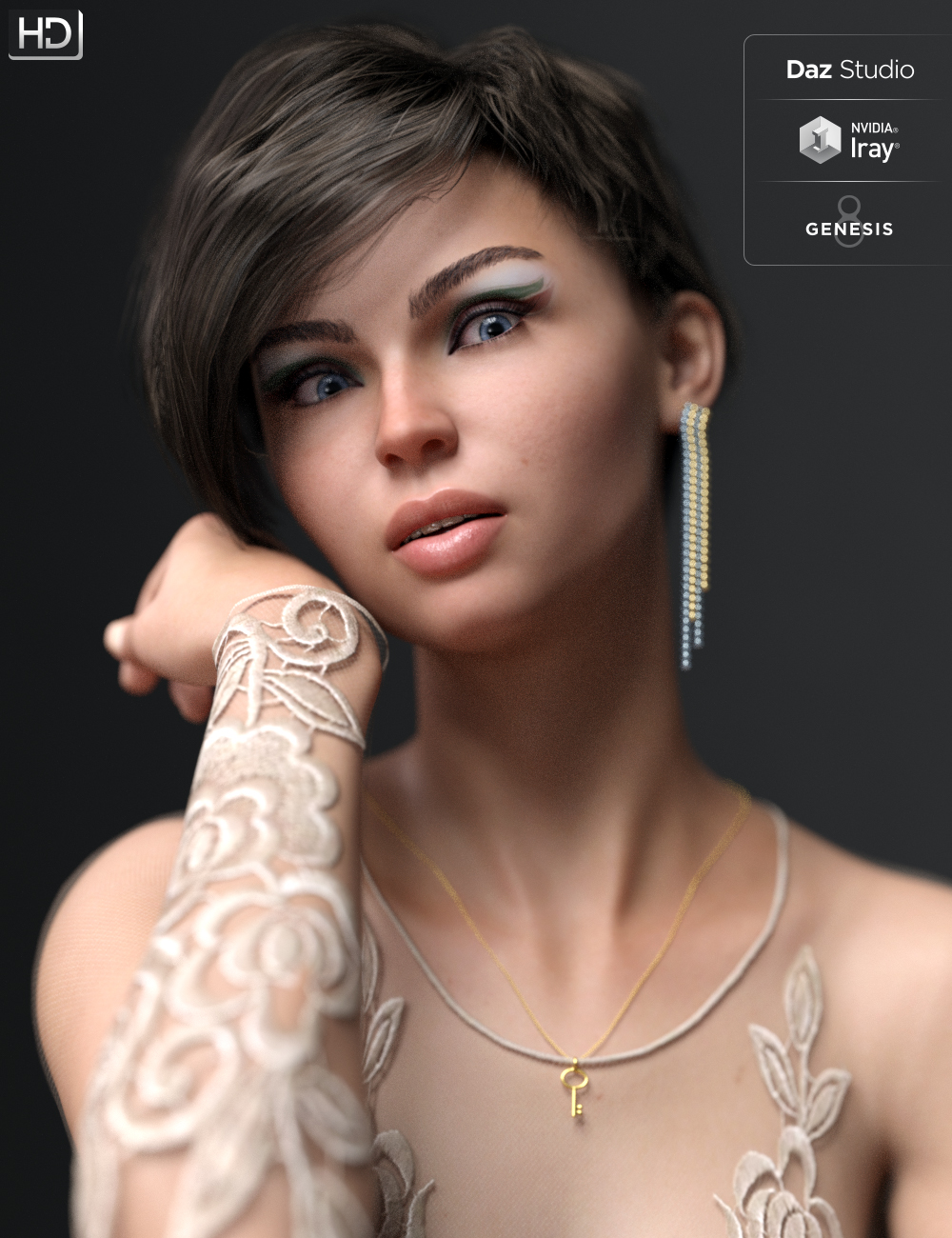 Byni for Eva 8 HD | Daz 3D
