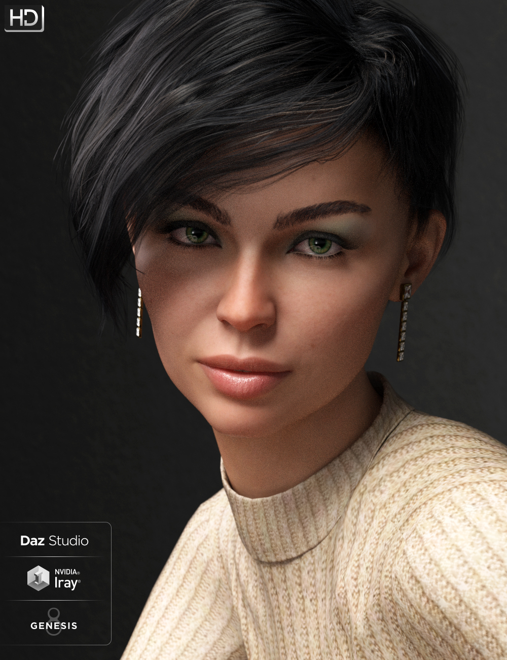 Byni for Eva 8 HD | Daz 3D