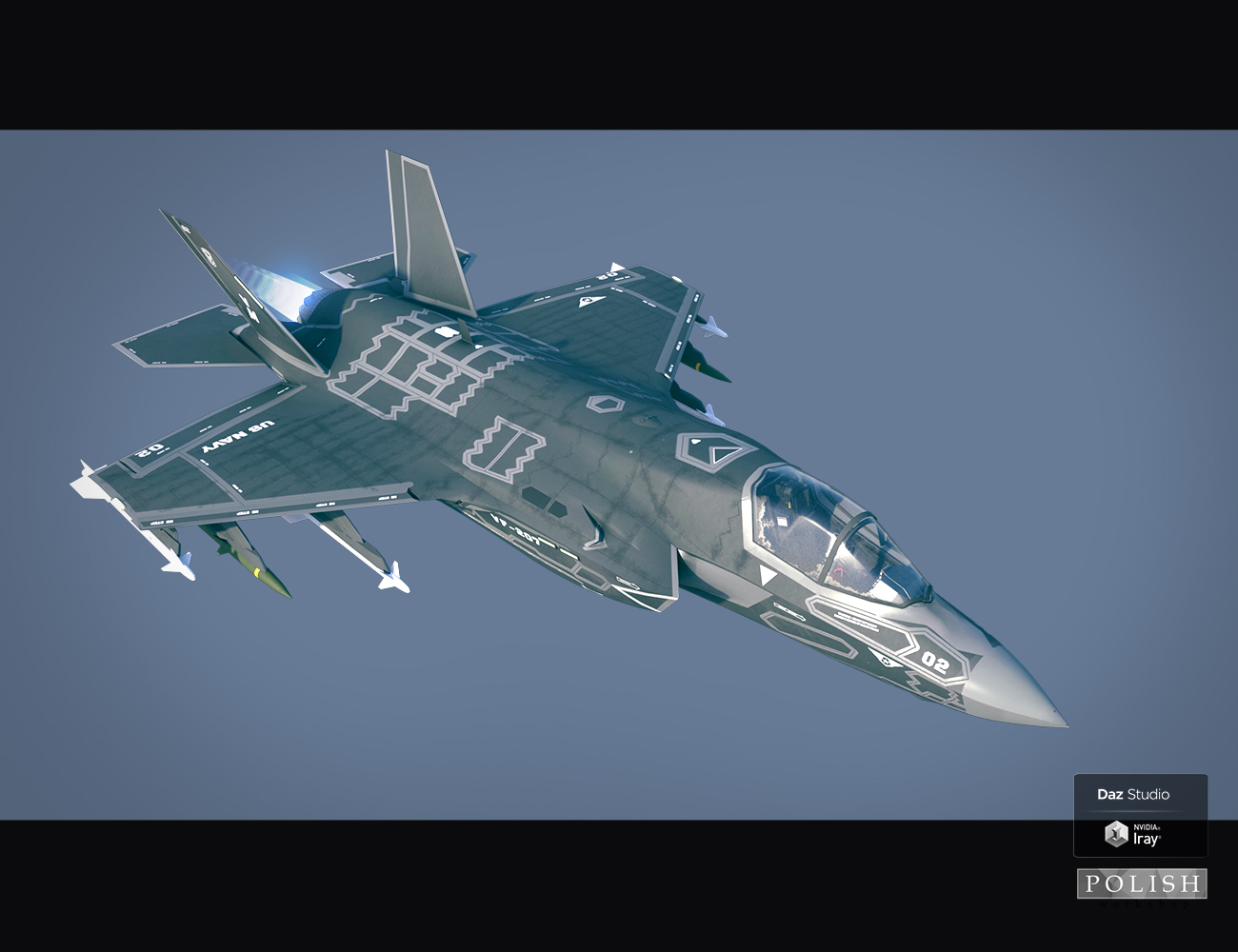 Military Aircraft Bundle 01 | Daz 3D