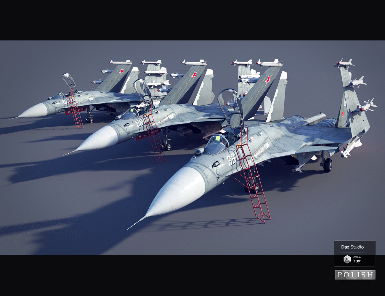 Military Aircraft Bundle 01 | Daz 3D
