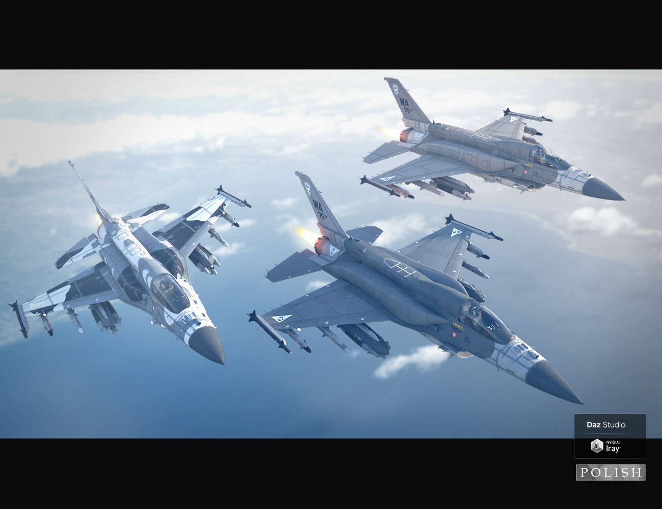 Military Aircraft Bundle 01 | Daz 3D
