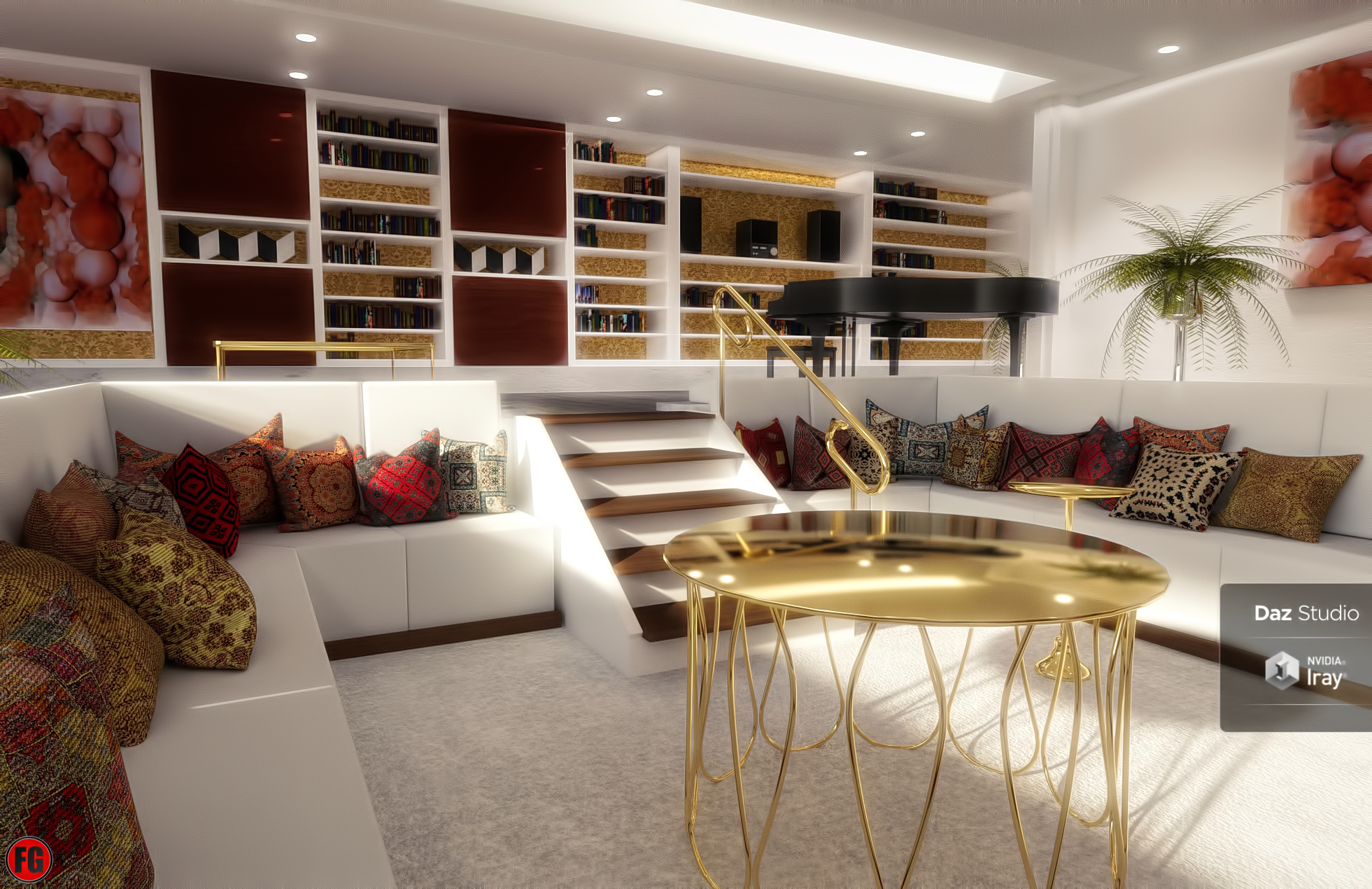 FG Lounge Area | Daz 3D