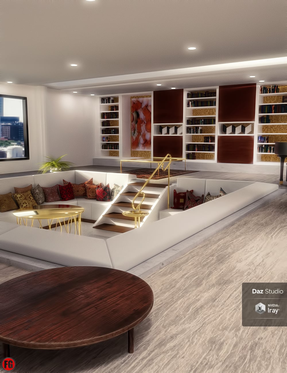 FG Lounge Area | Daz 3D