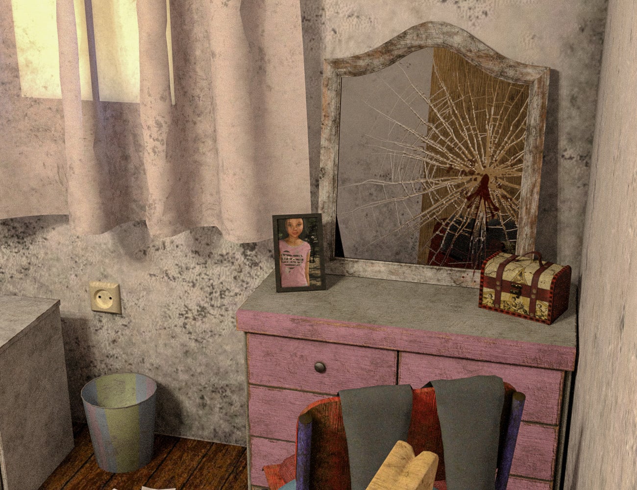 Creepy Children’s Bedroom | Daz 3D