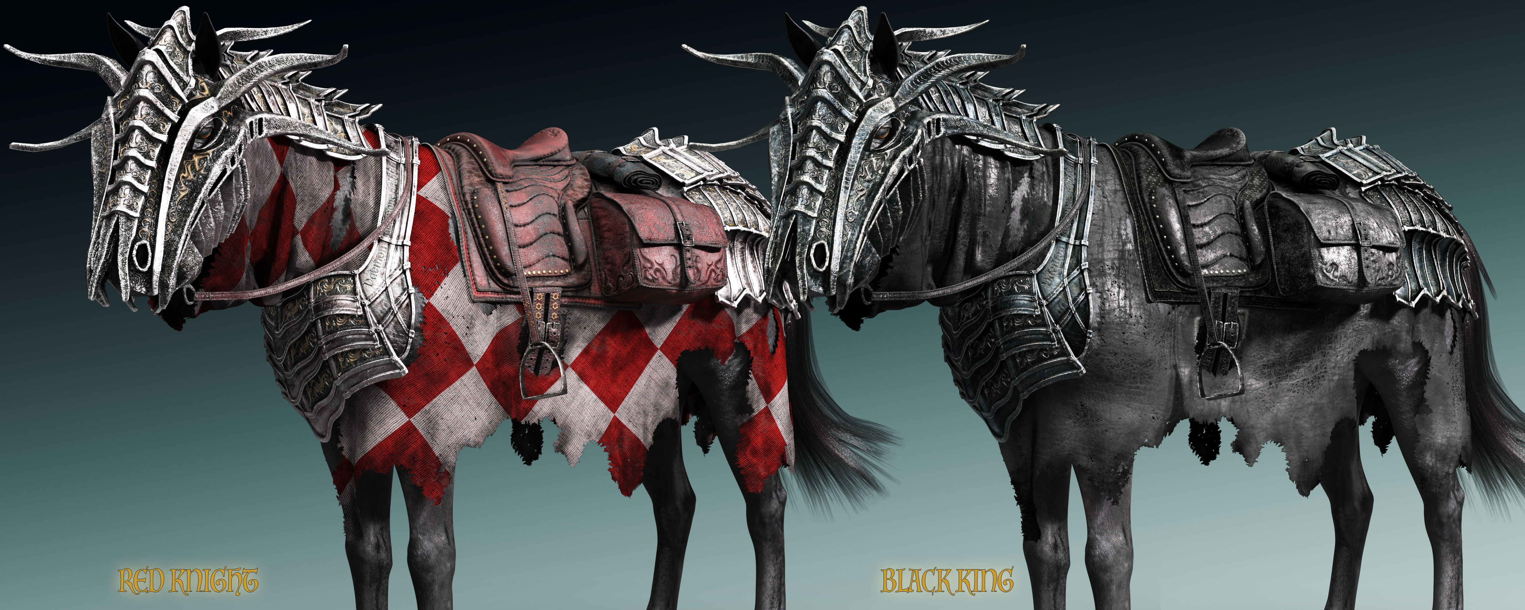 Fantasy Dark Knight Armor Texture Expansion | Daz 3D