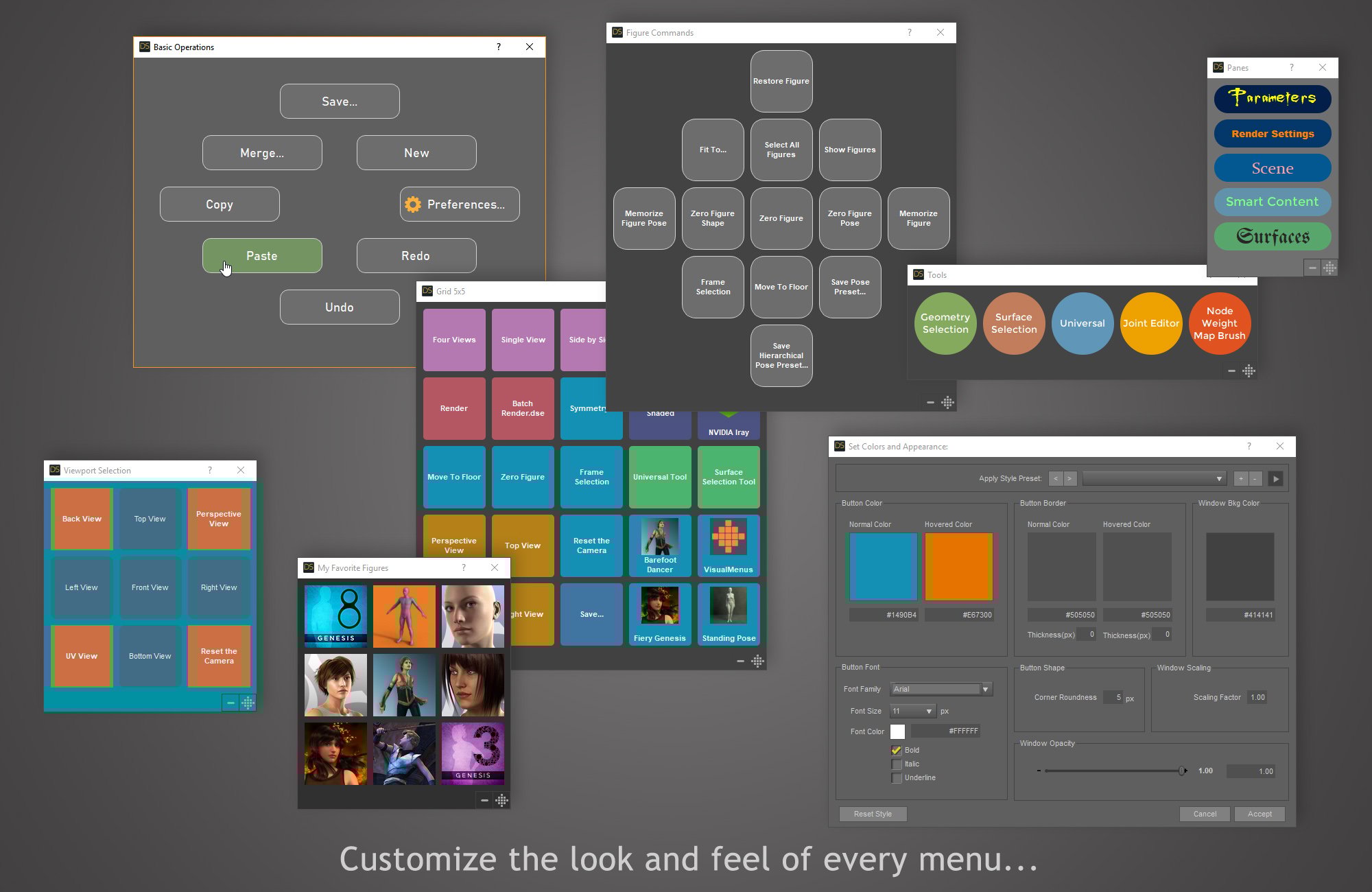 VisualMenus | Daz 3D