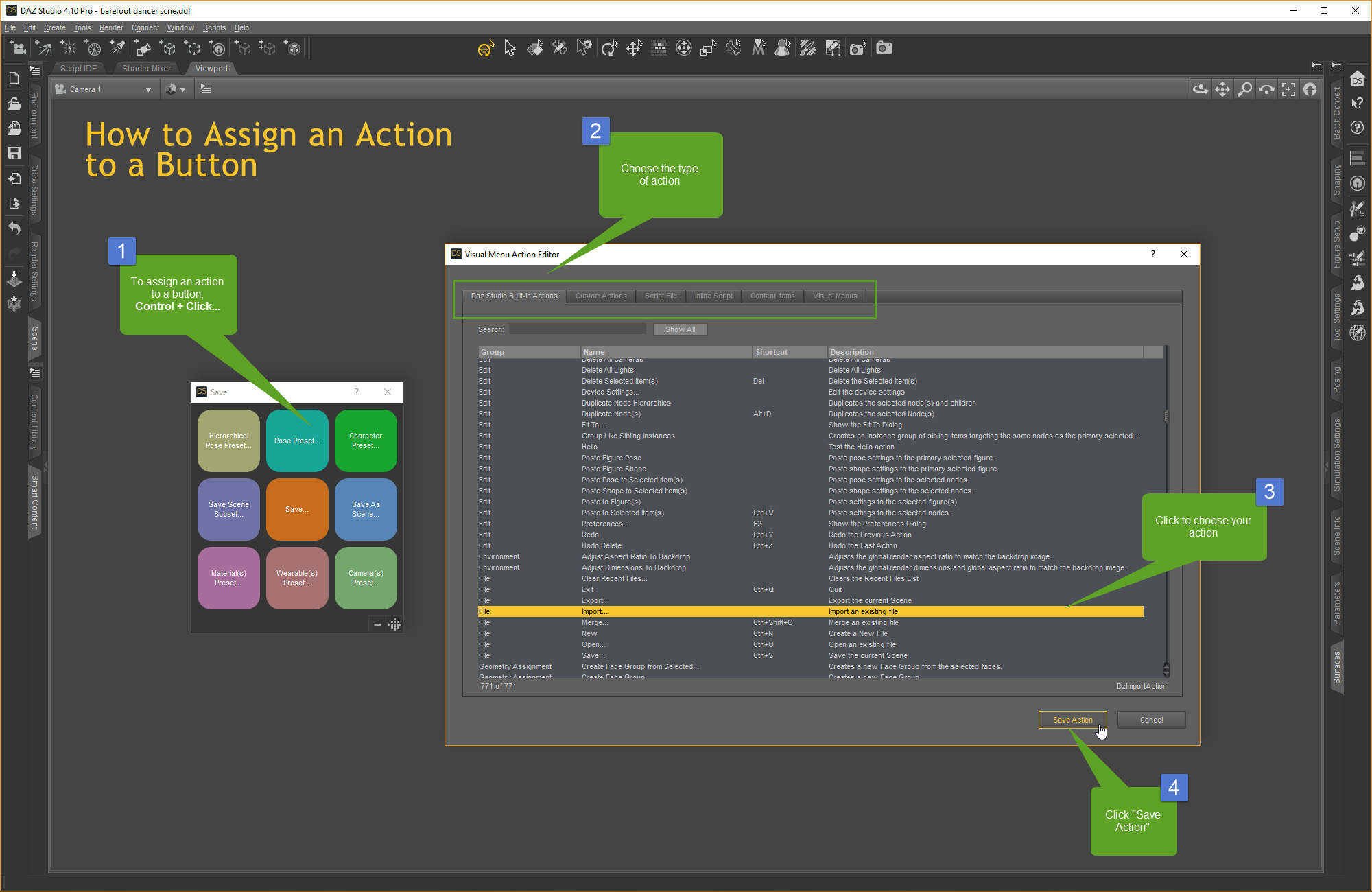 VisualMenus | Daz 3D