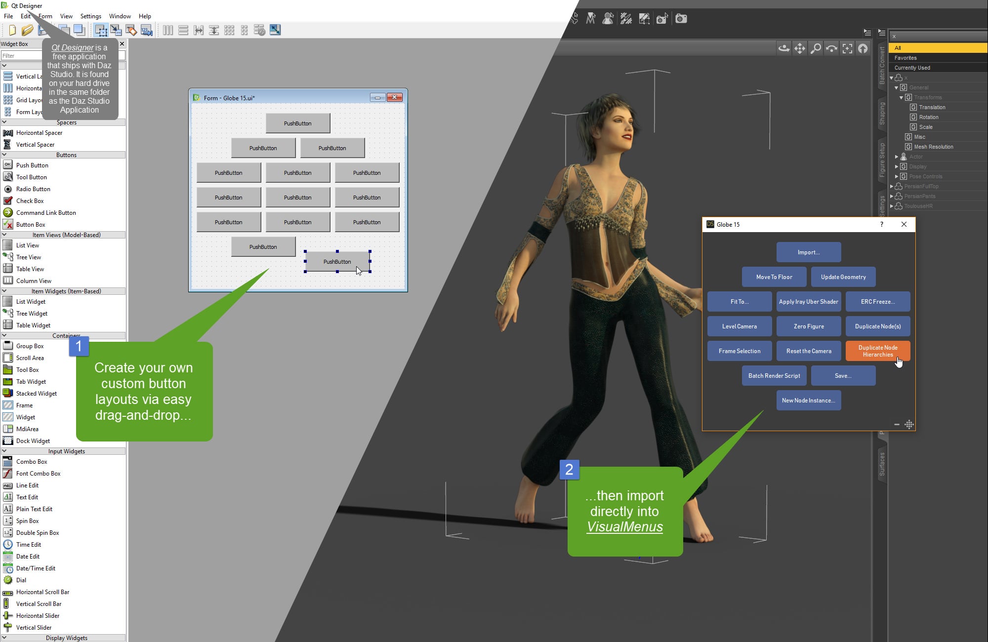 VisualMenus | Daz 3D