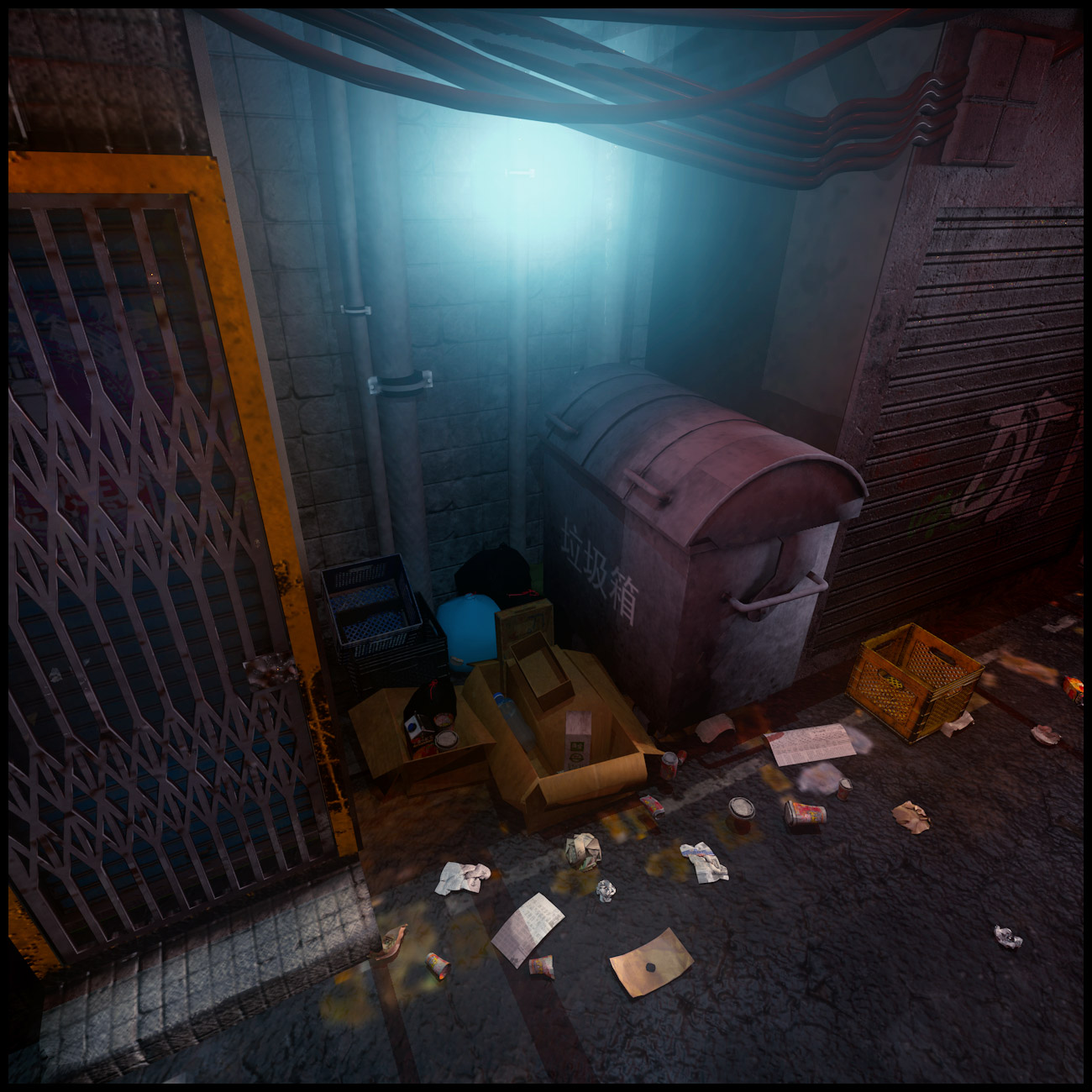 Dark Back Street | Daz 3D