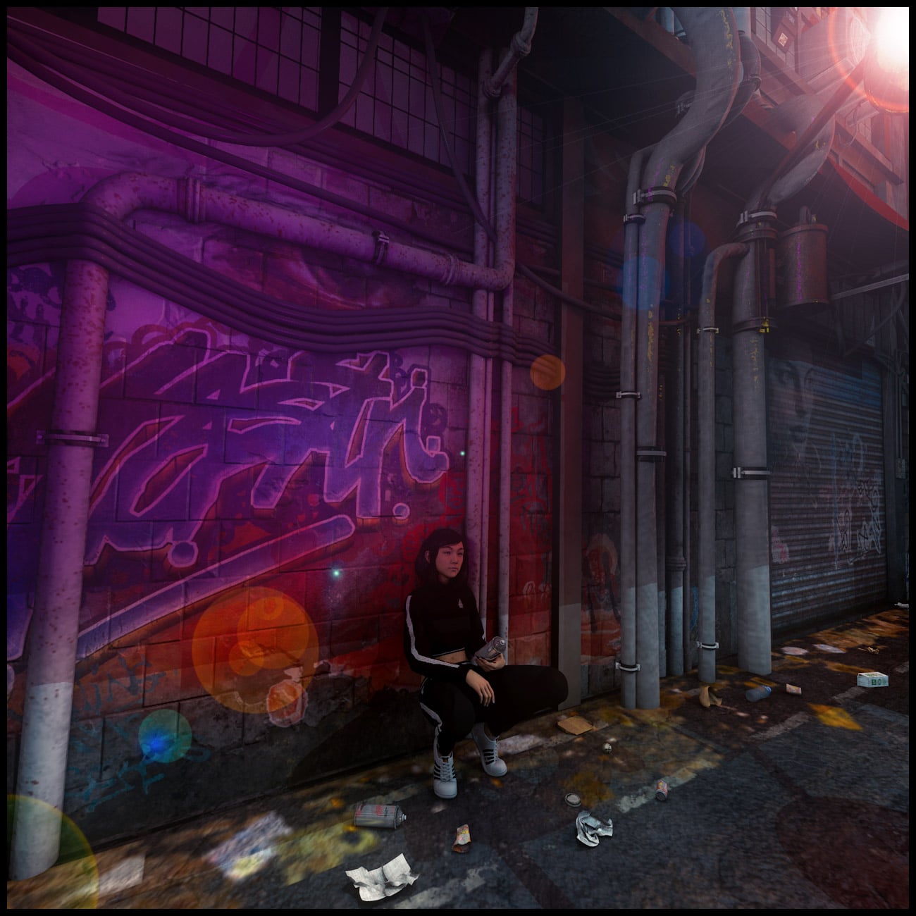 Dark Back Street | Daz 3D