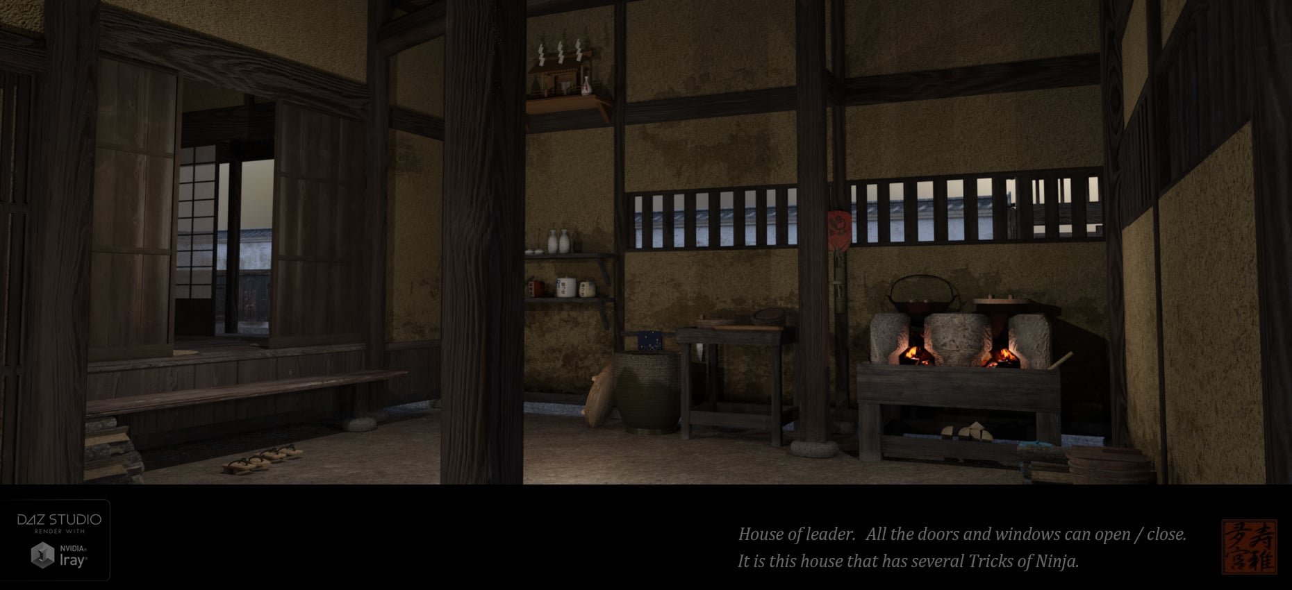 Ninja Village | Daz 3D