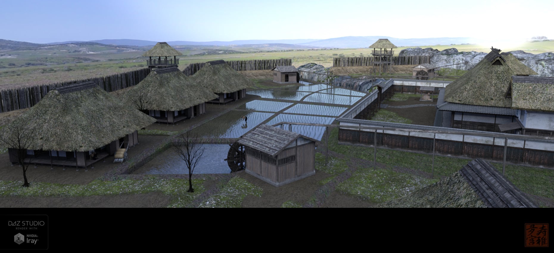 Ninja Village | Daz 3D